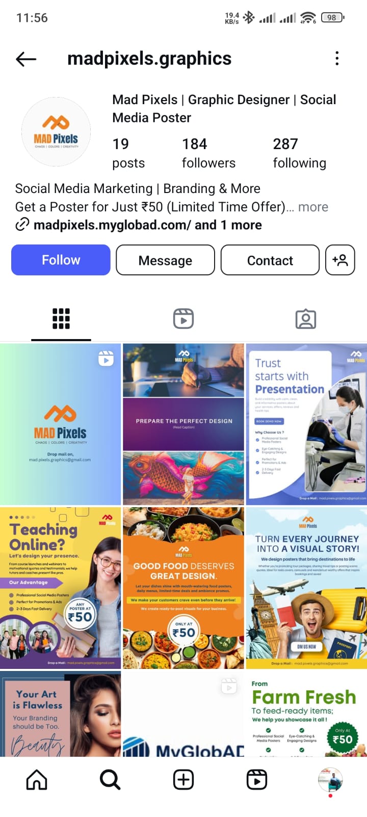 Get Your Free Social Media Poster | MAD Pixels